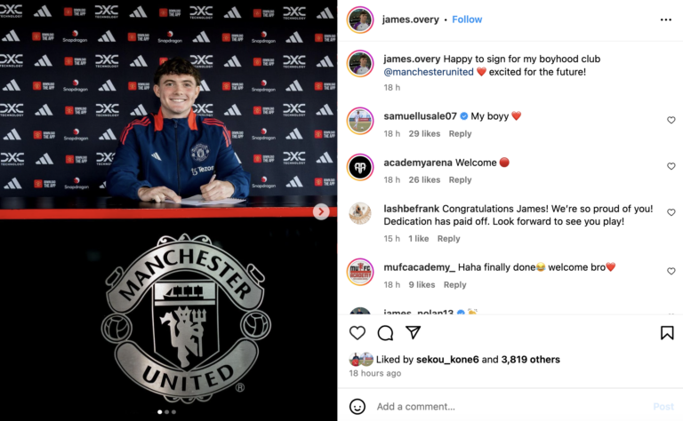 James Overy: Who is Man United’s new signing? Age, position, style of ...