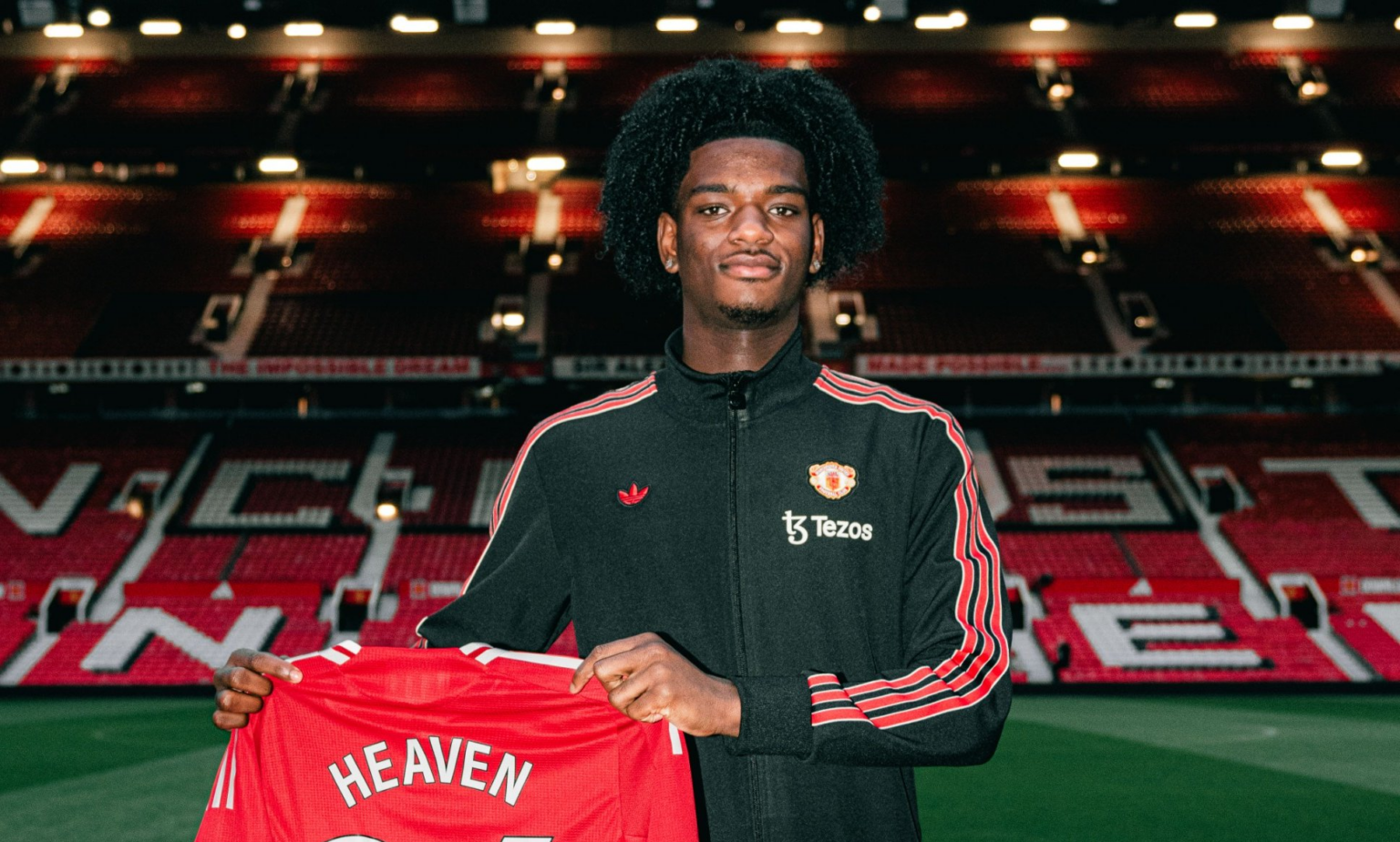 Manchester United confirm Ayden Heaven shirt number as “perfect ...