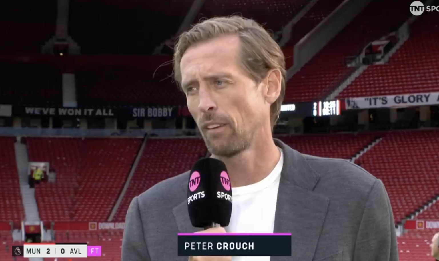Peter Crouch left stunned after “real class” moment from Amad and Bruno ...