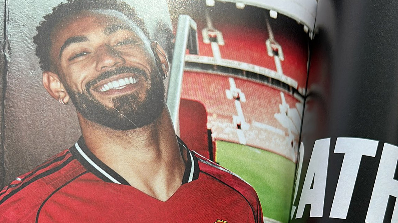 Matheus Cunha pictured in 2025/26 Manchester United kit for first time ...